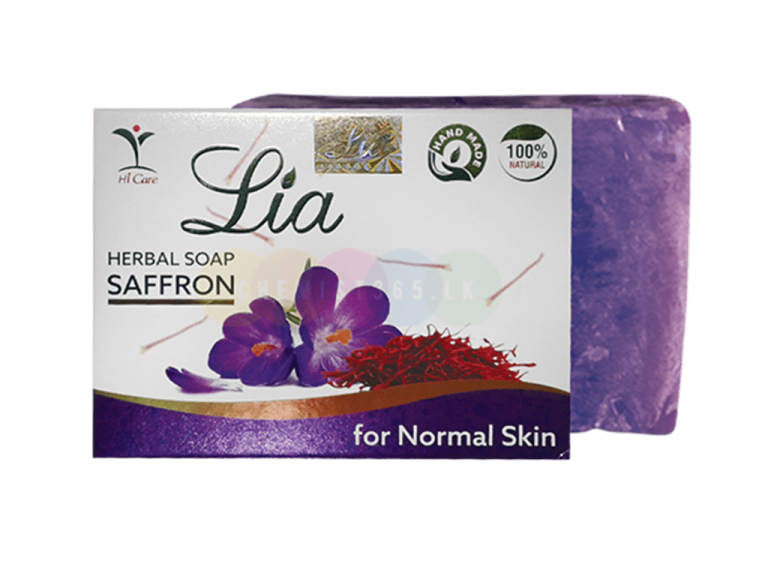 Lia Herbal Soap Saffron ~ Chemist365.lk
