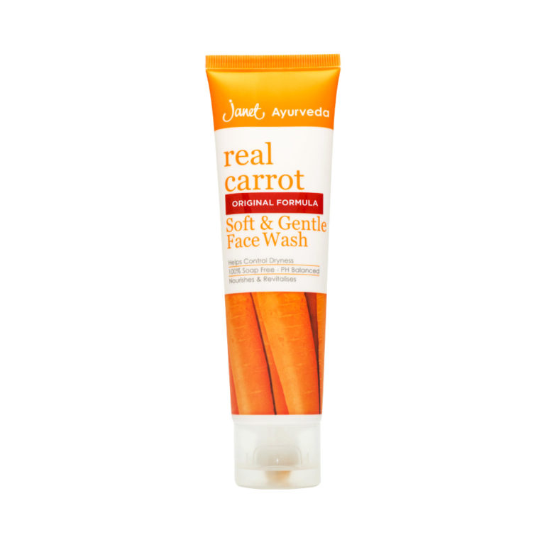 Janet Real Carrot Soft & Gentle Facewash ~ Chemist365.lk